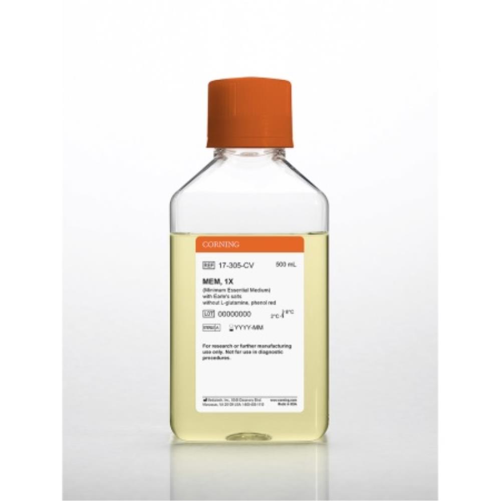 500mL MEM Earles salts w/o glu | 17-305-CV | CORNING | SLS