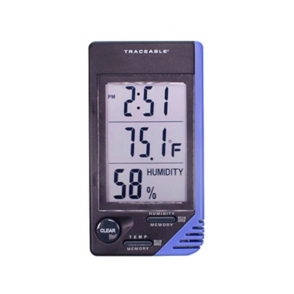 Traceable Thermometer with Clo | 90080-06 | TRACEABLE | SLS