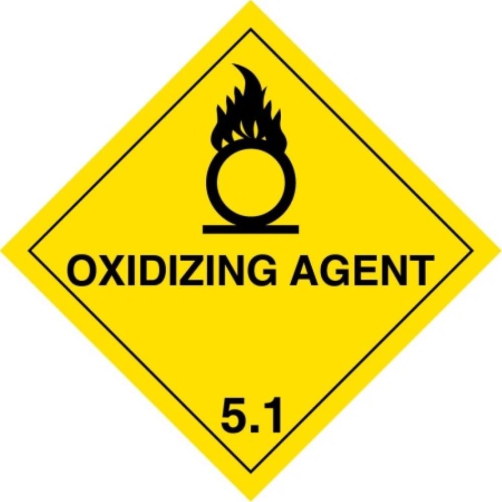 Oxidizing Agent 5.1 Hazard War | C47AS | SIGNS AND LABELS | SLS