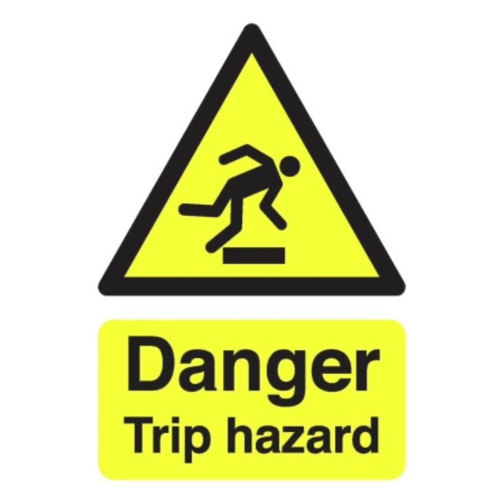 Danger Trip Hazard Safety Sign | HA17151R | SIGNS AND LABELS | SLS