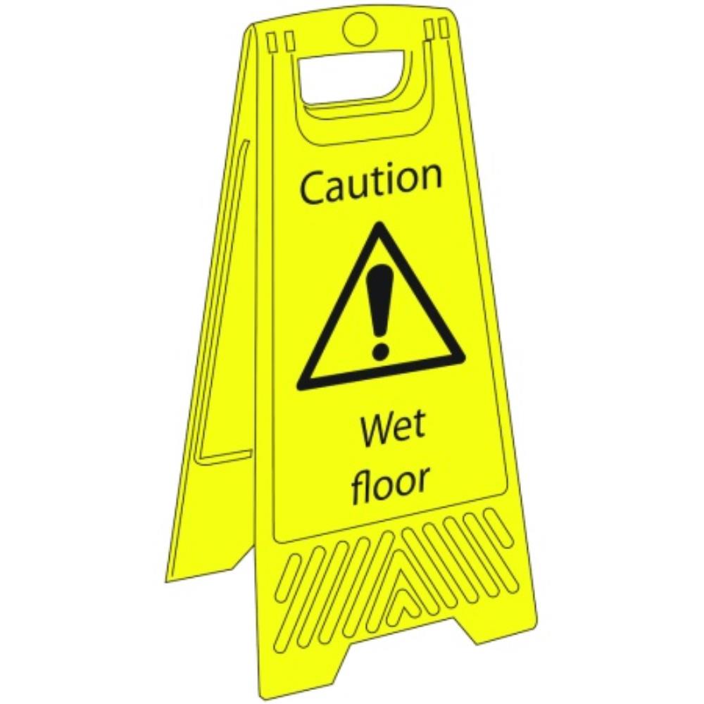 Janitorial Floor Stand - Cauti | JANC160 | SIGNS AND LABELS | SLS