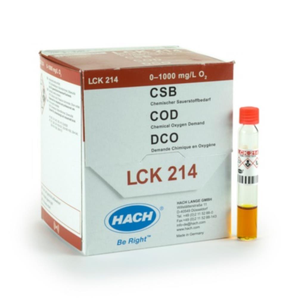 COD LCK Cuvette Test, Mercury | LCK214 | HACH LANGE | SLS