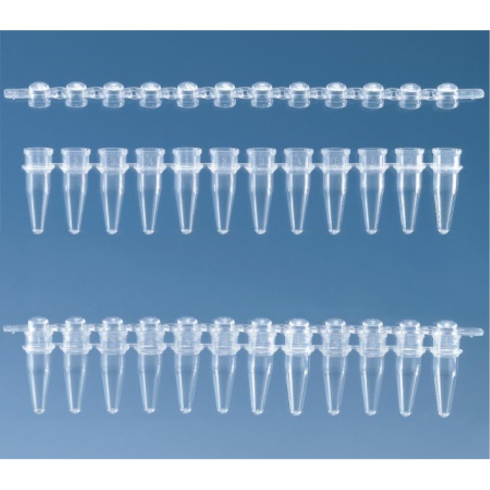 BRAND 0.2mL 12-Tube PCR Tube S | mol2344 | BRAND | SLS