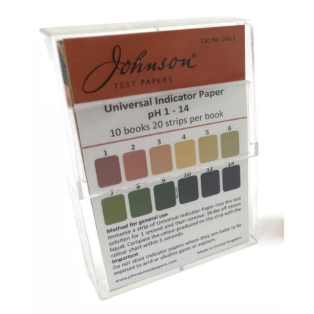Johnson Universal Indicator Pa | PAP1166 | JOHNSON TEST PAPERS | SLS