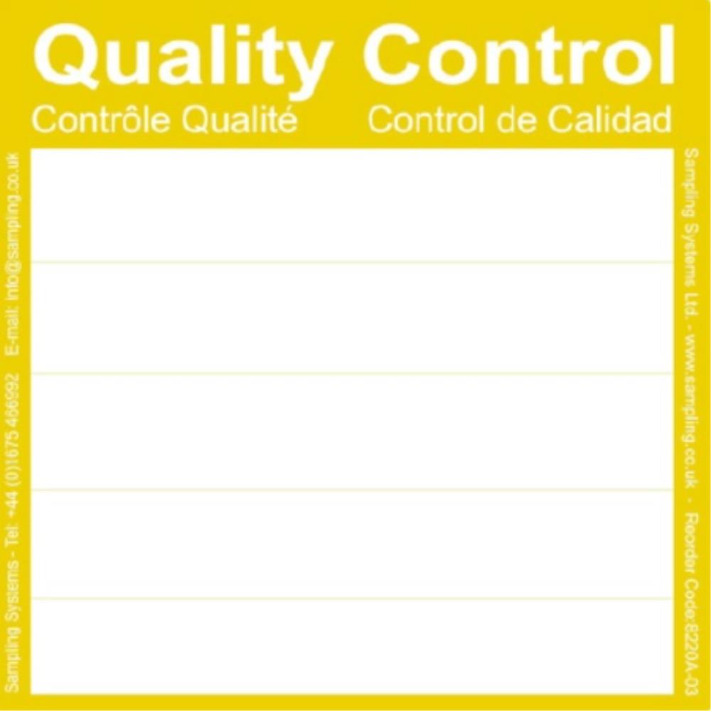 Yellow Quality Control Pharma/ | SAM1277 | SAMPLING SYSTEMS | SLS